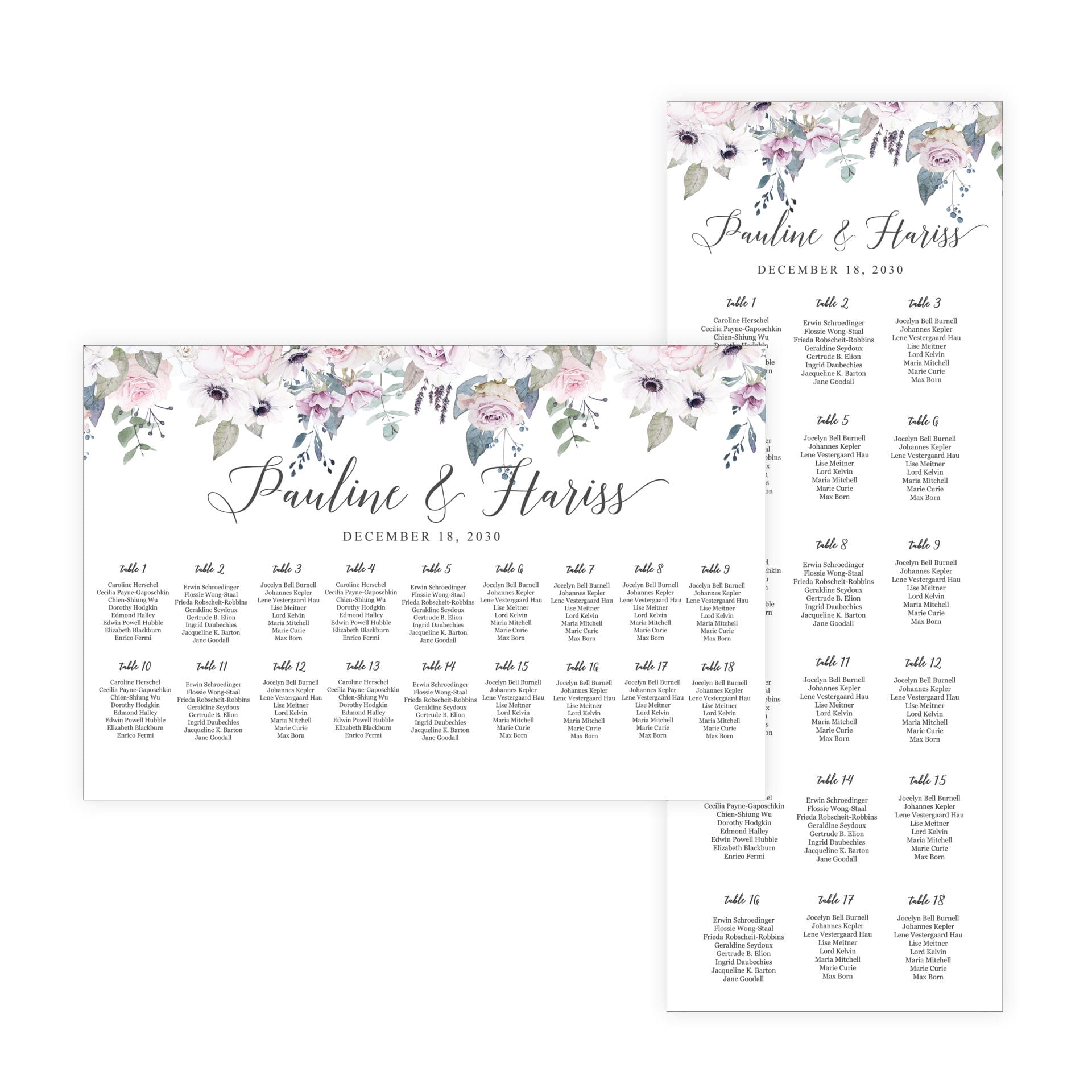 Half Arch Seating Chart Rental • VintageBash