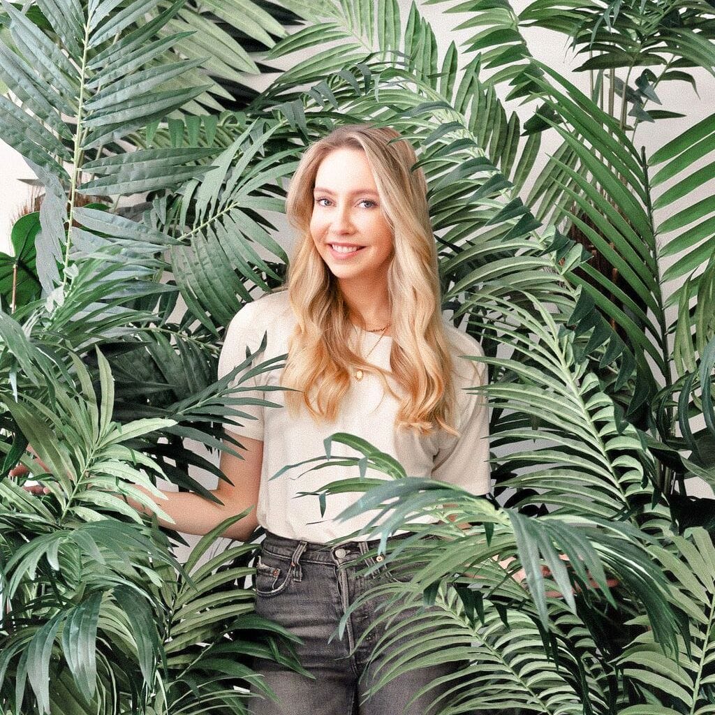 Tropical Backdrop Greenery Summer • VintageBash