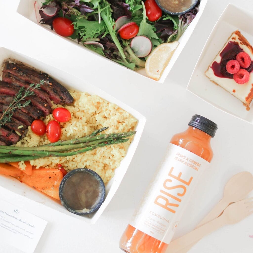 3-Course Prix Fixe Dinner Box Delivery (Takeout Meal Box) Rental ...