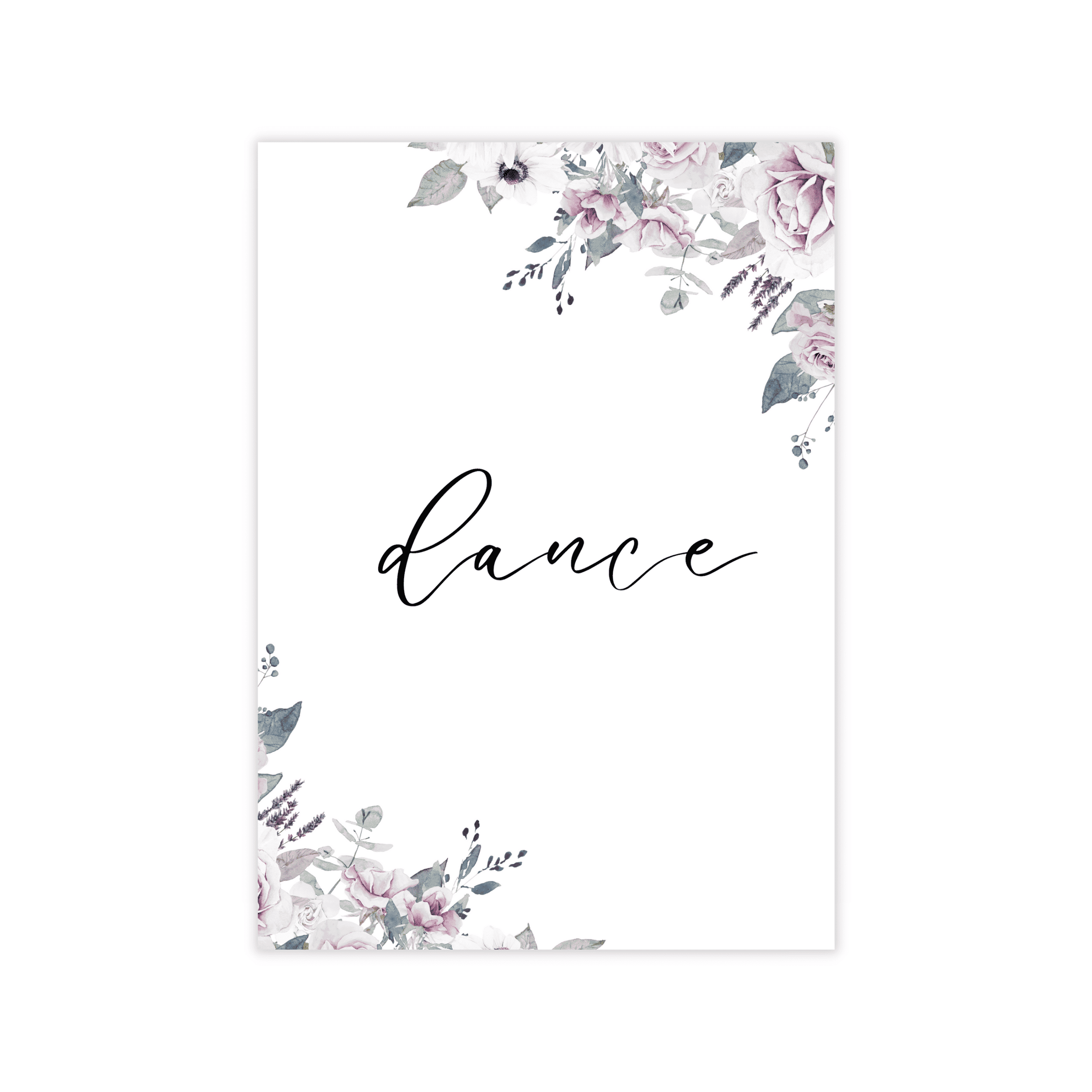 Dreamy Violet Blush Dance Sign Rental • VintageBash