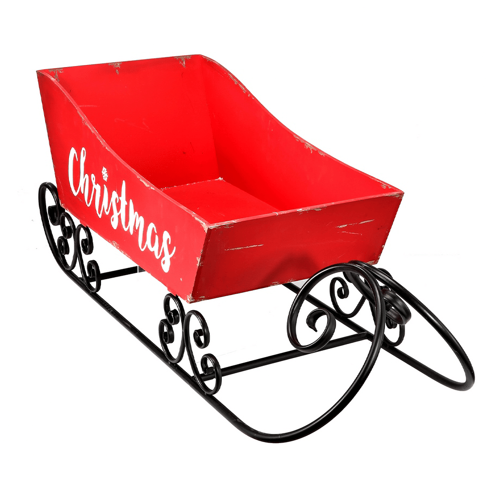 Christmas Sleigh Prop Rental • VintageBash