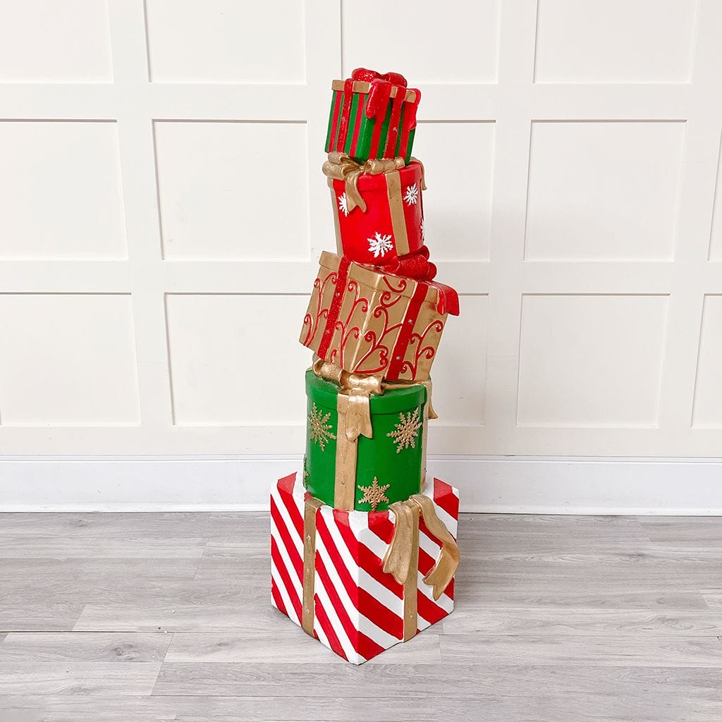 Wrapped Gifts Stack Holiday Prop Rental • VintageBash