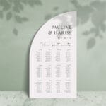 Half Arch Seating Chart Rental • VintageBash