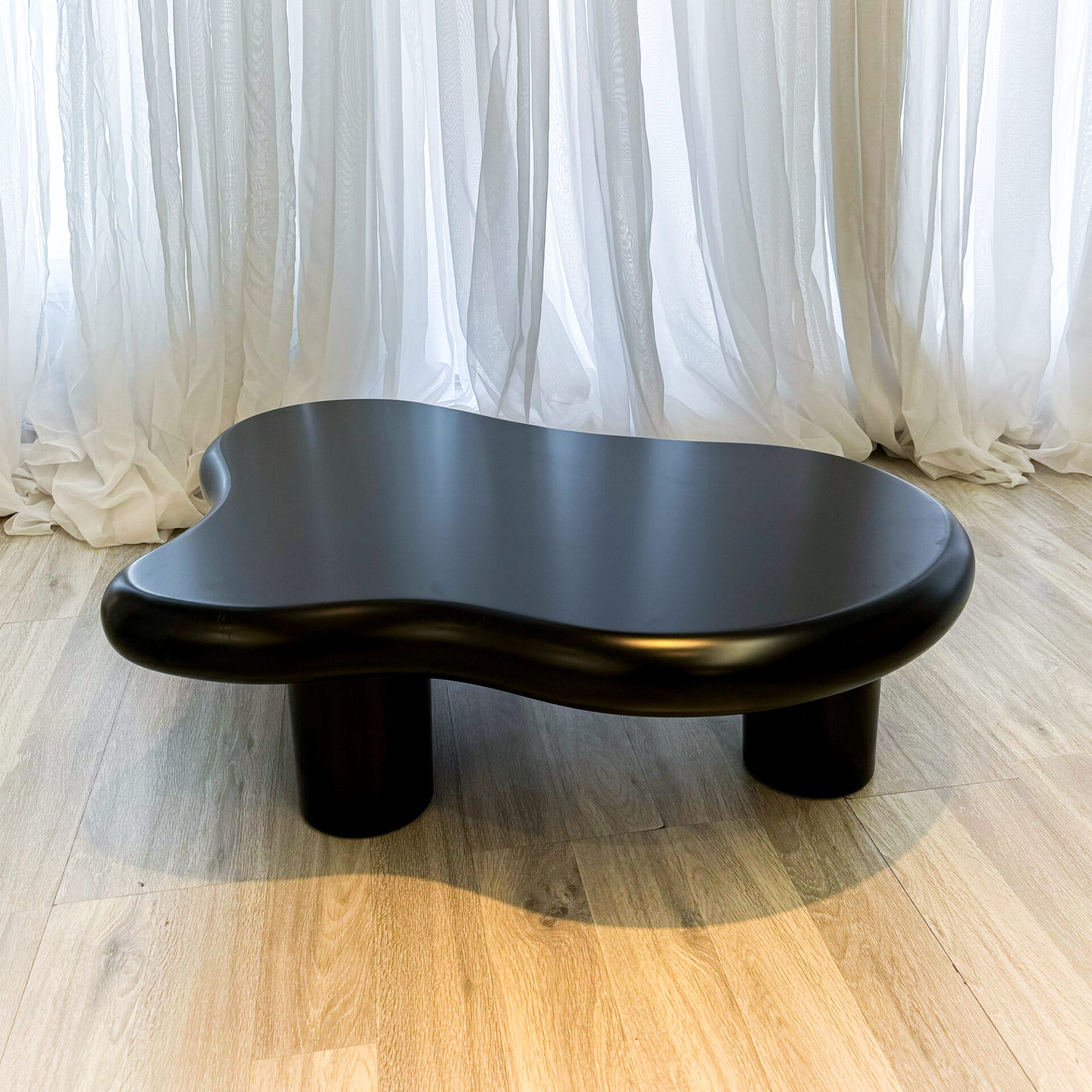 Orin Black Coffee Table Rental • VintageBash